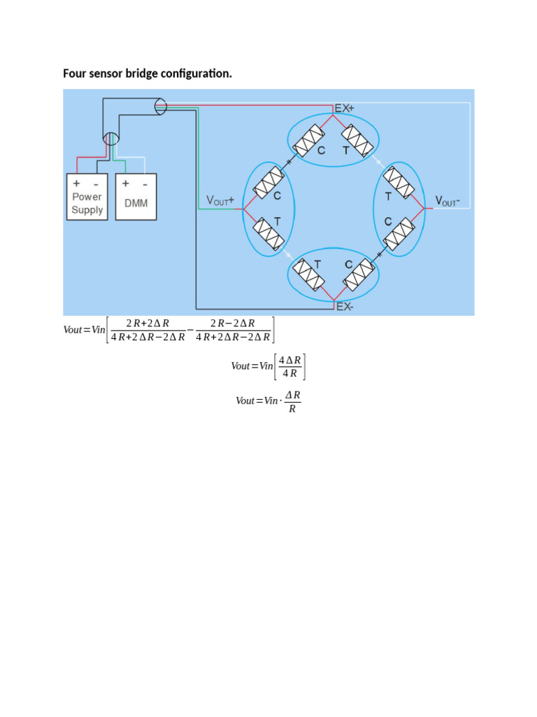 Four Sensor Bridge Configurations Explained | PDF