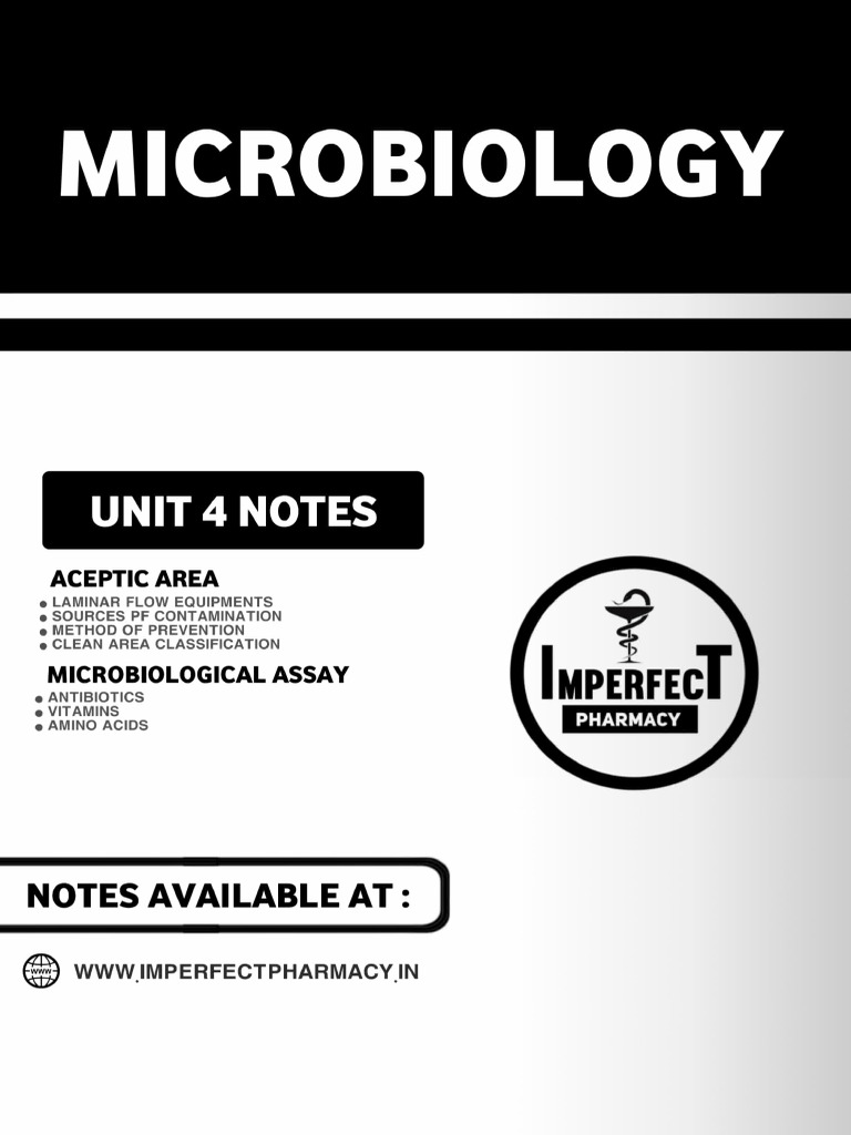 Unit 4 Microbiology Notes Overview | PDF