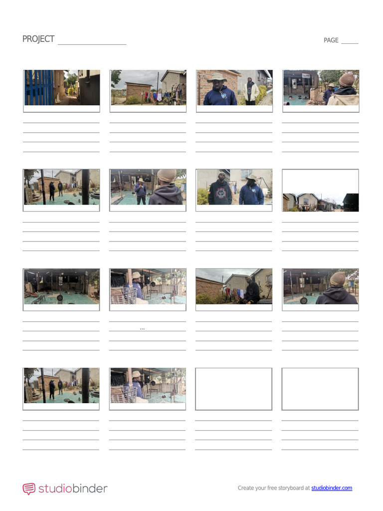 Storyboard The Gym | PDF