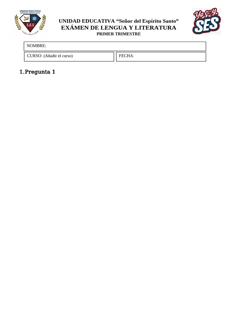 Formato de Examenes | PDF