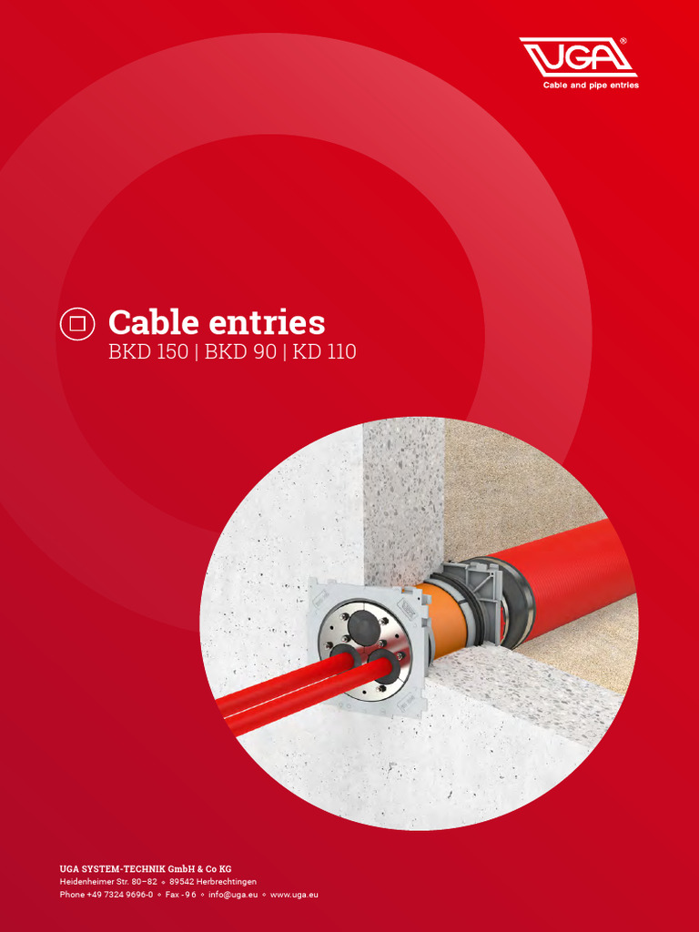 UGA - Product Catalogue - EN - Cable Entries - Version-12-2024 | PDF ...