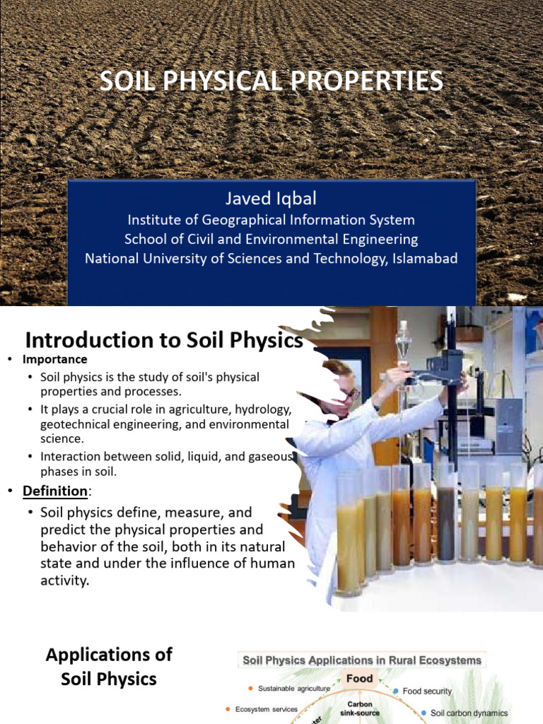 Introduction to Soil Physics Essentials | PDF | Soil | Sand