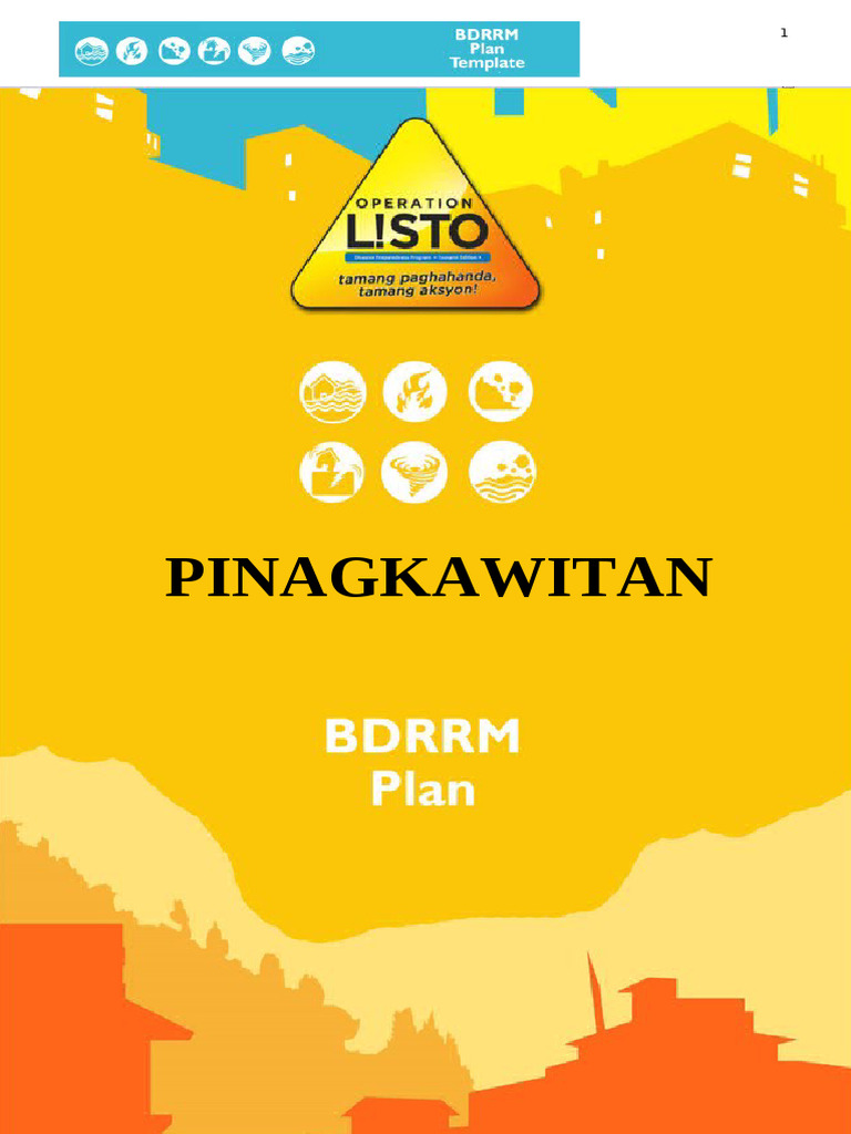 BDRRM Plan of Pinagkawitan 2024 2026 | PDF