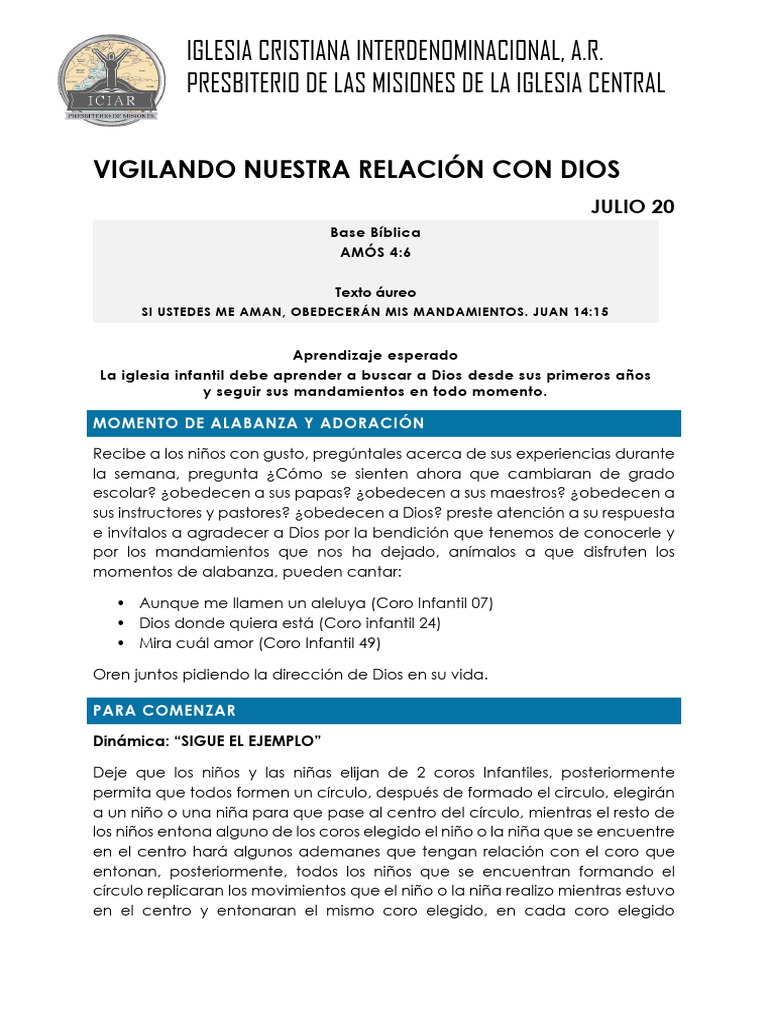 Vigilando Nuestra Relación con Dios | PDF | Oración