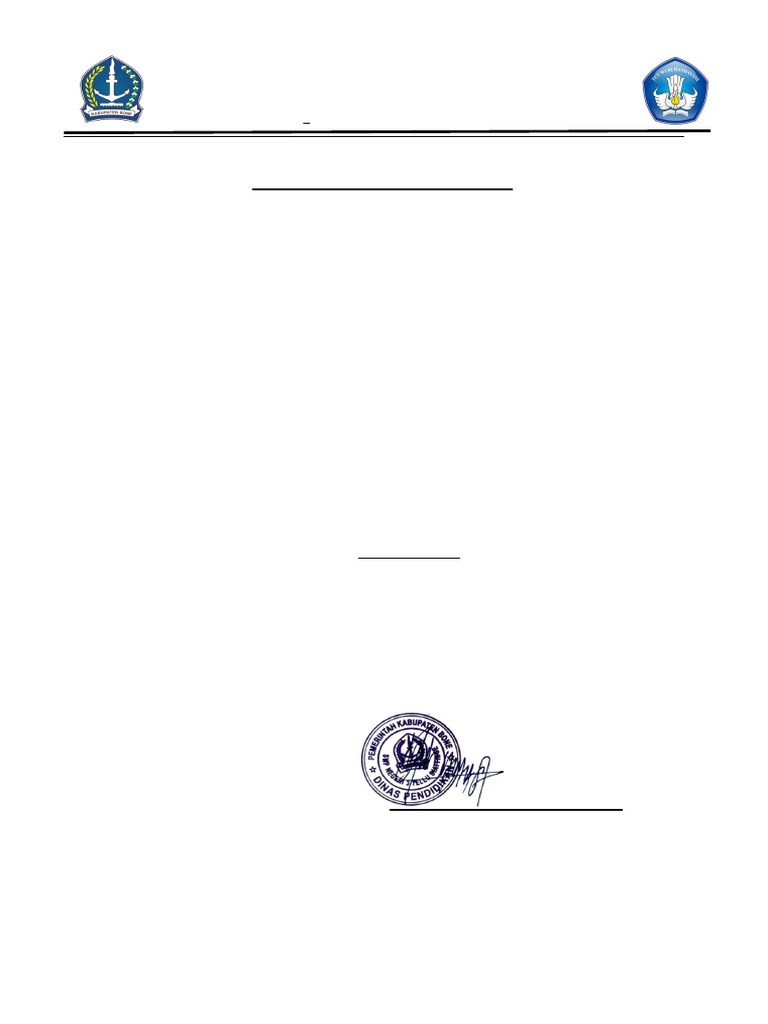 Surat Keterangan Lulus SMP 2025 Bone | PDF