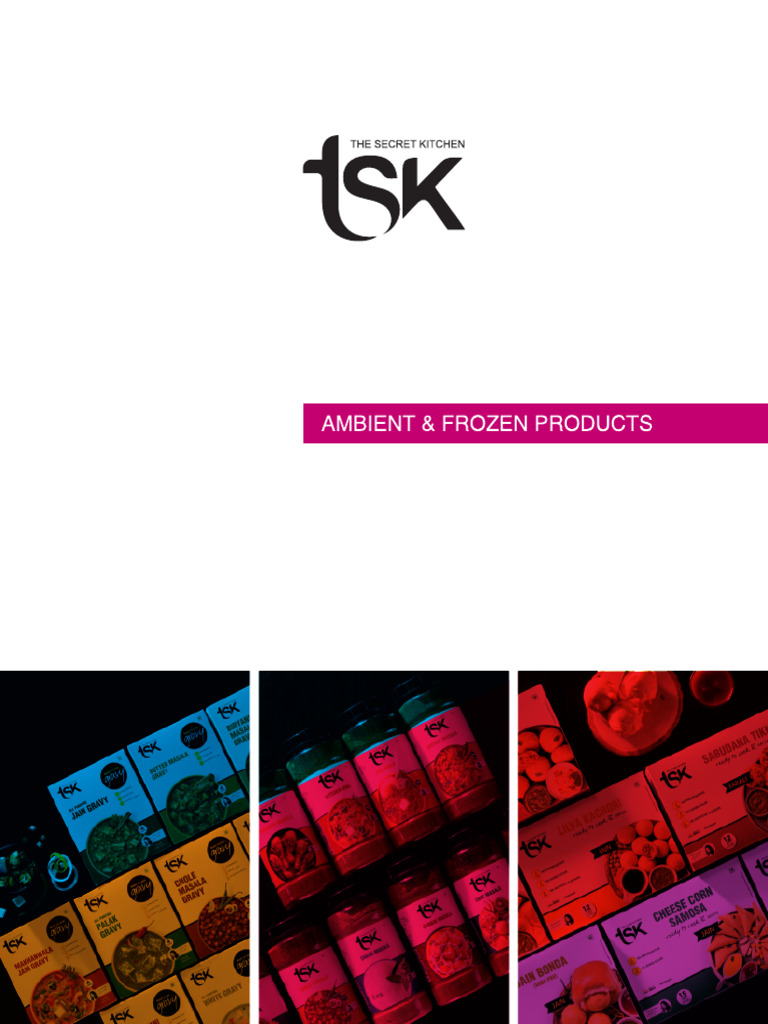 TSK Ambient & Frozen Products-001 | PDF