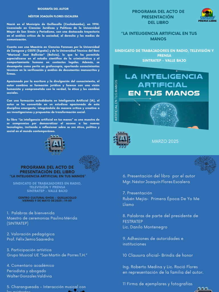 Diptico Joako | PDF | Inteligencia artificial | Inteligencia (IA) y ...