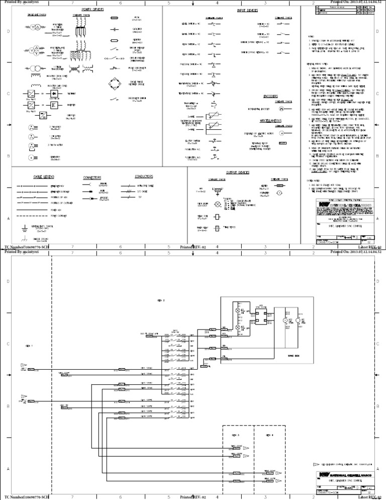 Generator Synchronization Control Electrical Drawing | PDF