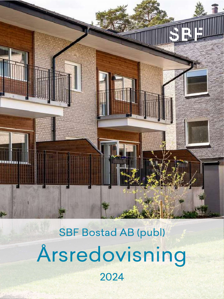 SBF Bostad AB Publ Arsredovisning 2024 | PDF