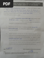 Self Declaration Aadhaar HOF | PDF