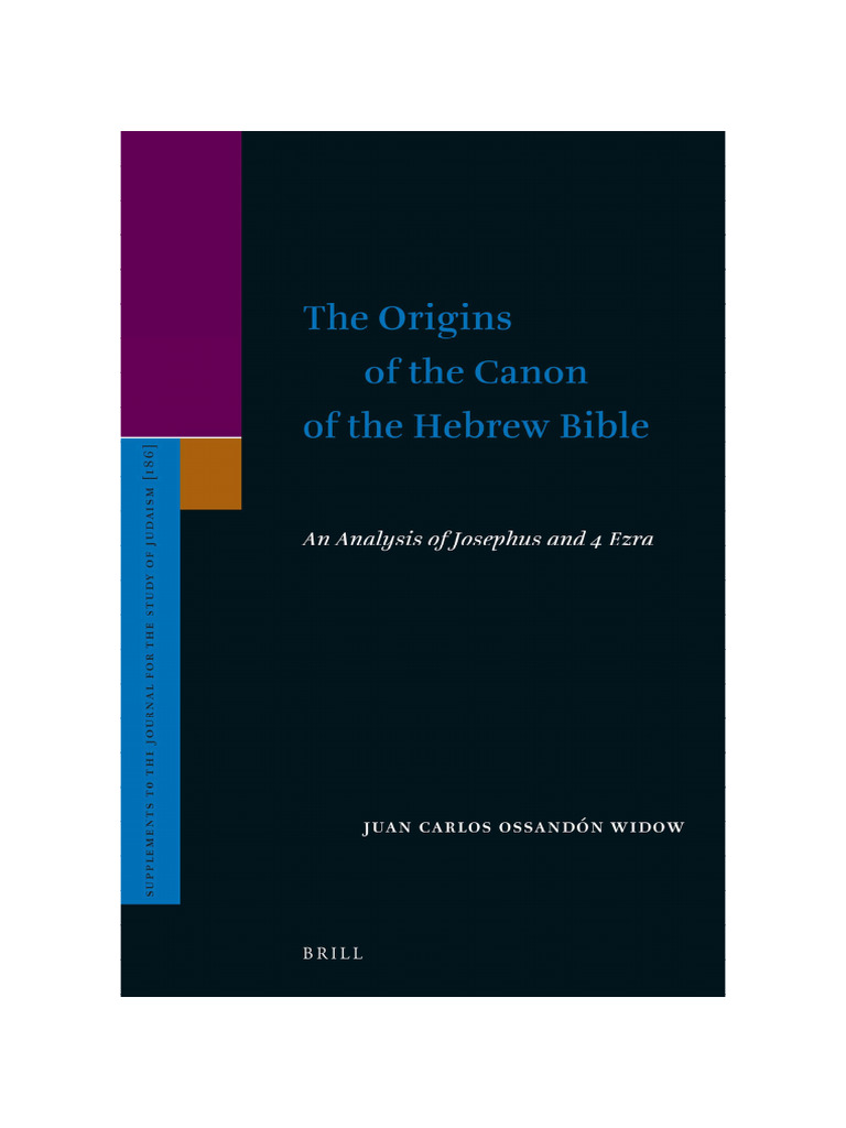 Hebrew Bible Canon | PDF