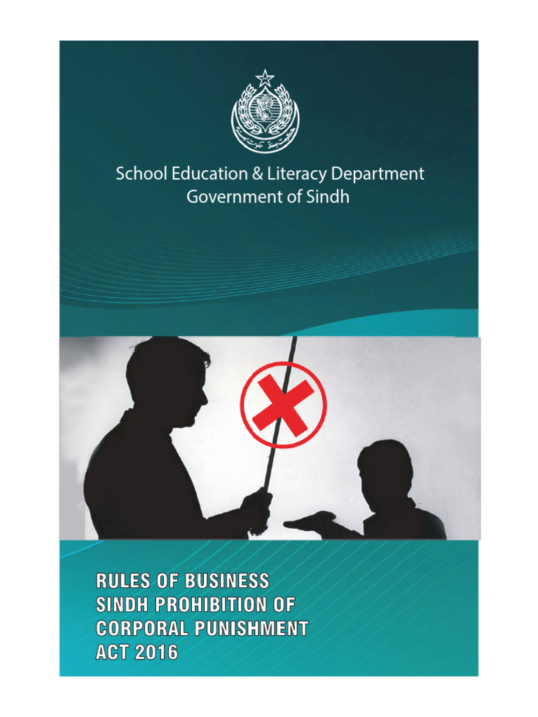 Sindh Rules on Corporal Punishment | PDF | Child Protection | Child Abuse
