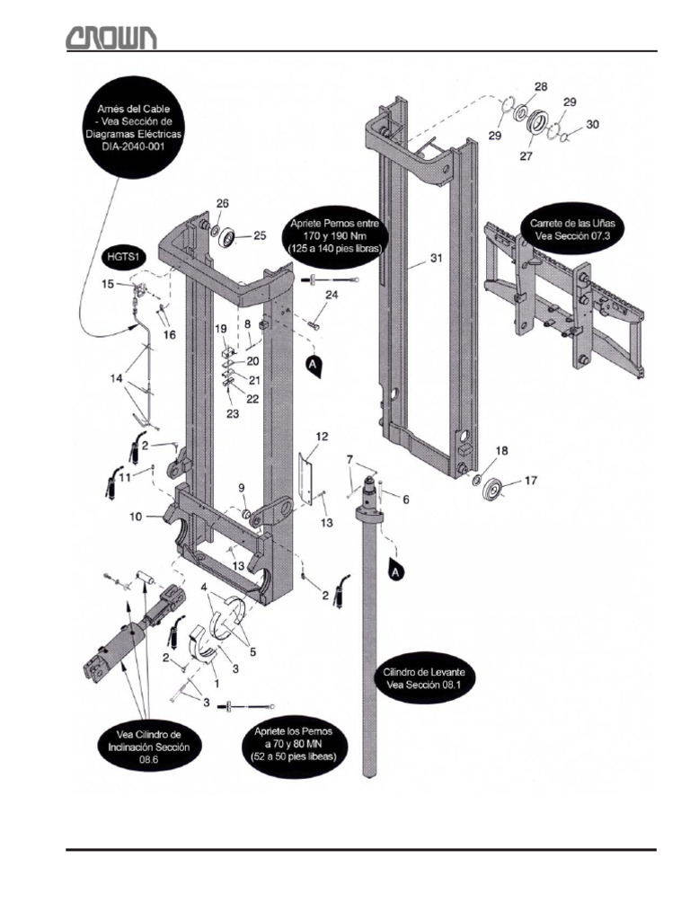 74 Fc4000 Partes Mastil TL | PDF | Bienes manufacturados