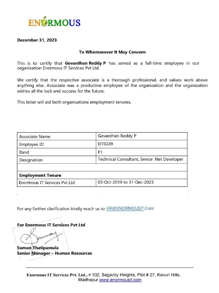 Enormous Relieving | PDF