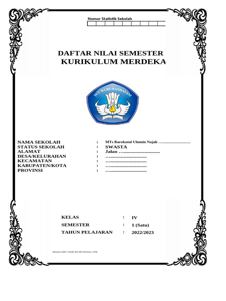 DAFTAR NILAI Formatif Dan Sumatif | PDF