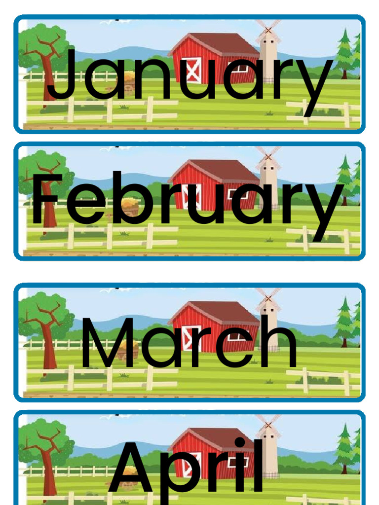 Simple Colorful Months of The Year Flashcards - 20250812 - 152151 ...