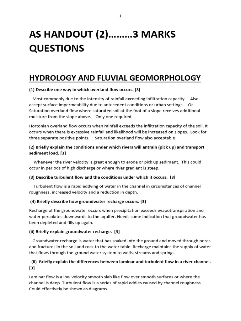 AutoRecovery Save of As HANDOUT 2 3MARKS QUESTIONS1.Asd | PDF | Fog ...