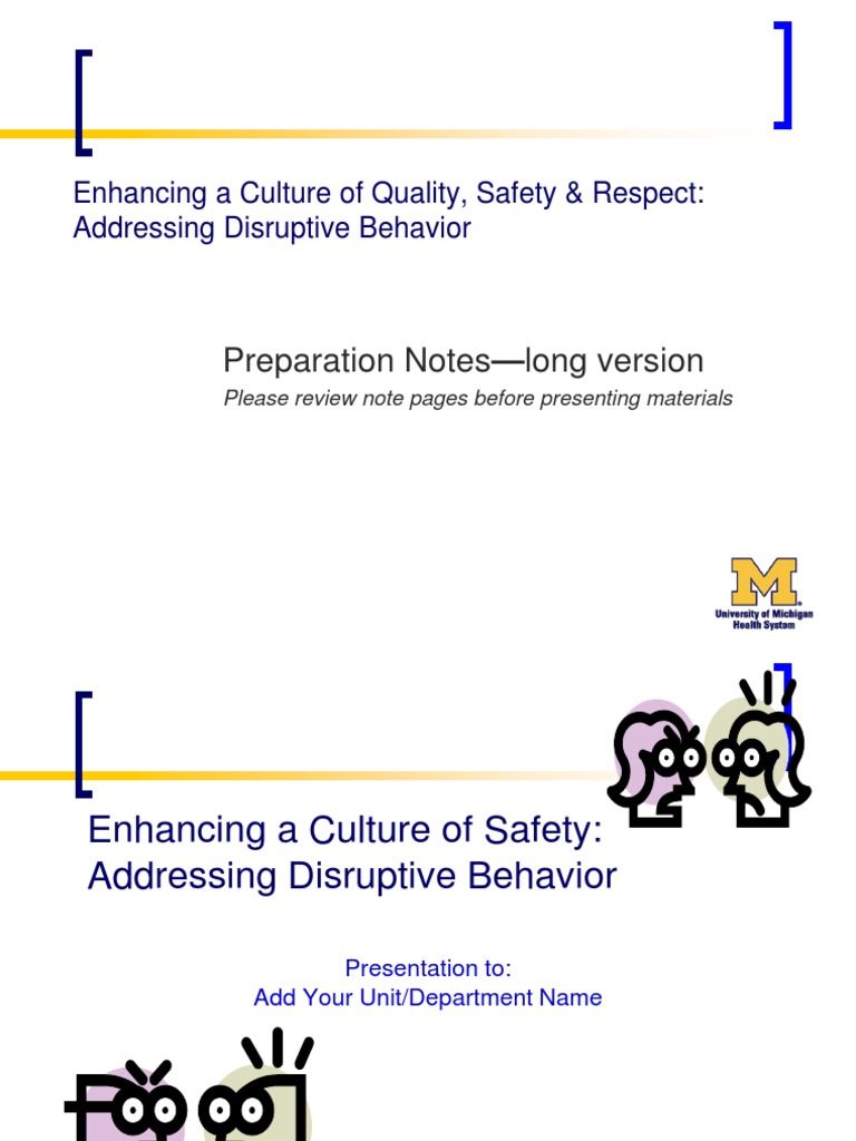 Disruptive Behavior Toolkit | PDF | Nursing | Behavior