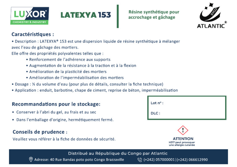 Latexya 153 VECT Atlantic 2025 | PDF