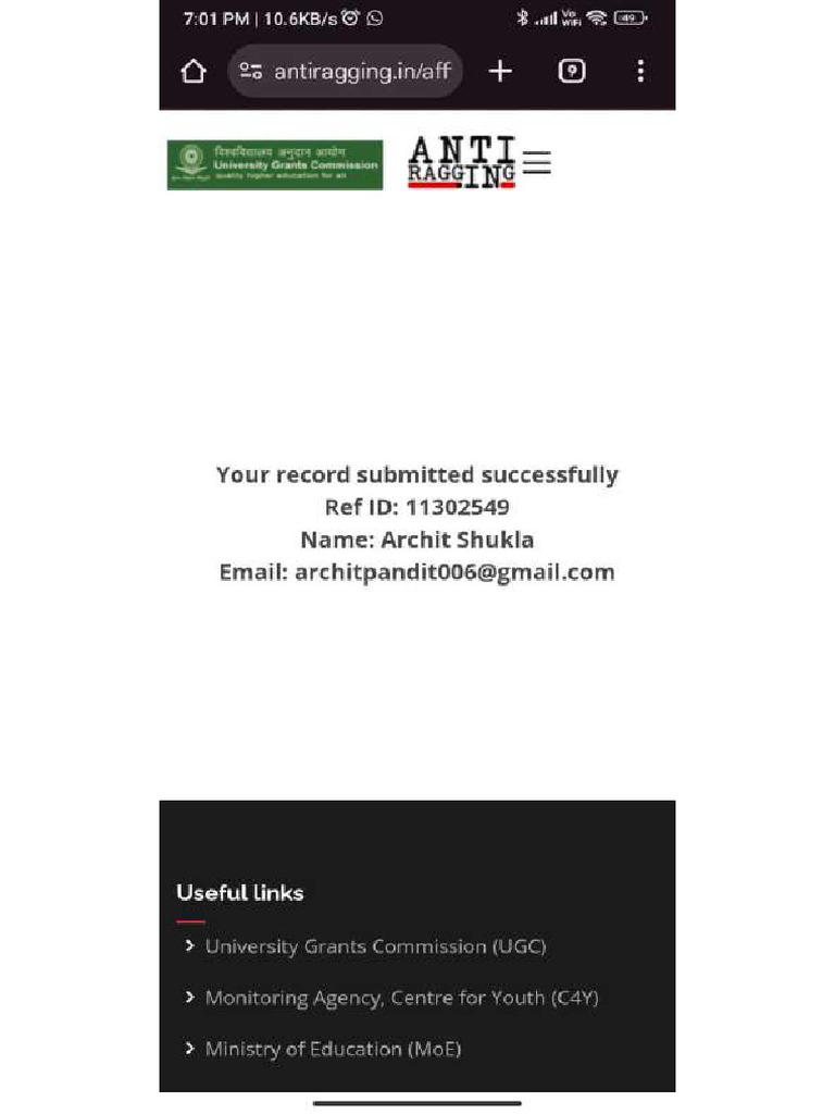 Anti Ragging Compressed | PDF