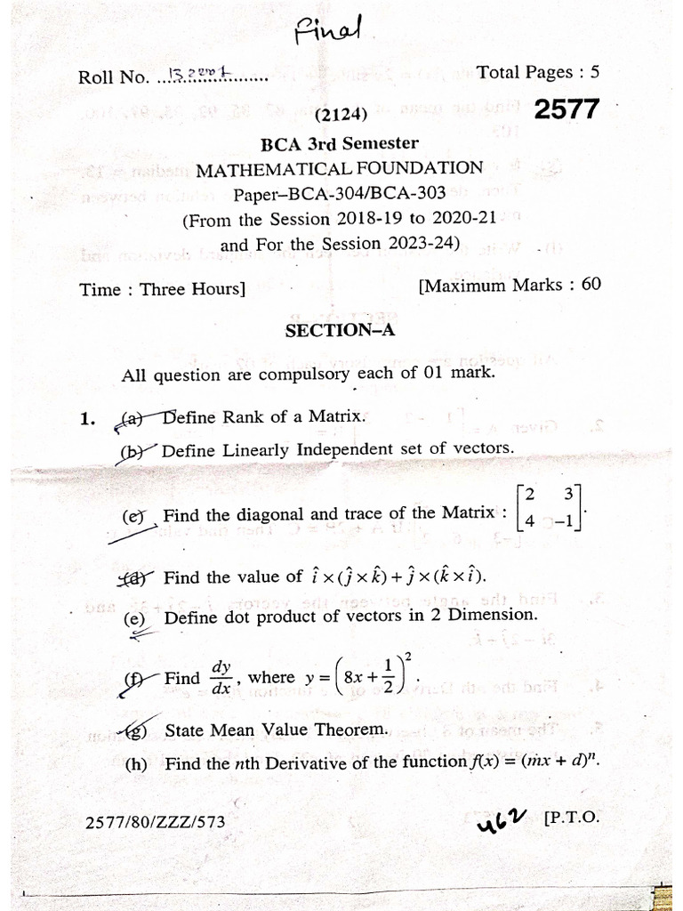 Math Final Paper | PDF