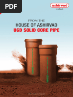 Ashirvad UGD Solutions | PDF | Pipe (Fluid Conveyance) | Foam