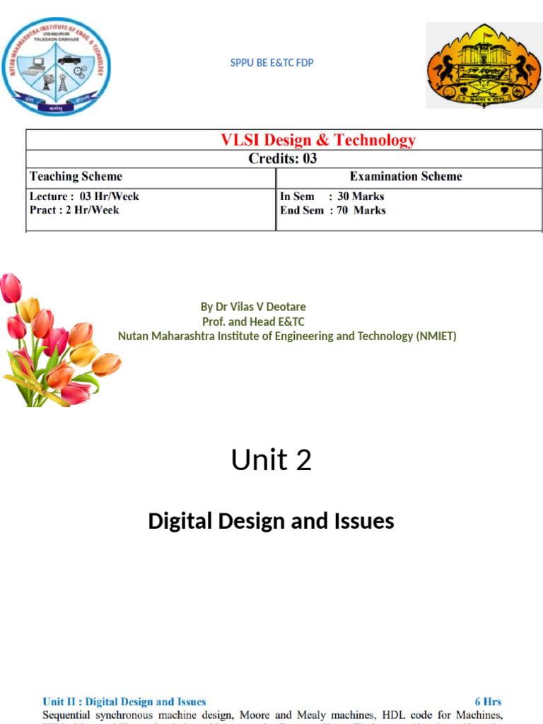Vlsi Unit II | PDF | Conceptual Model | Theory Of Computation