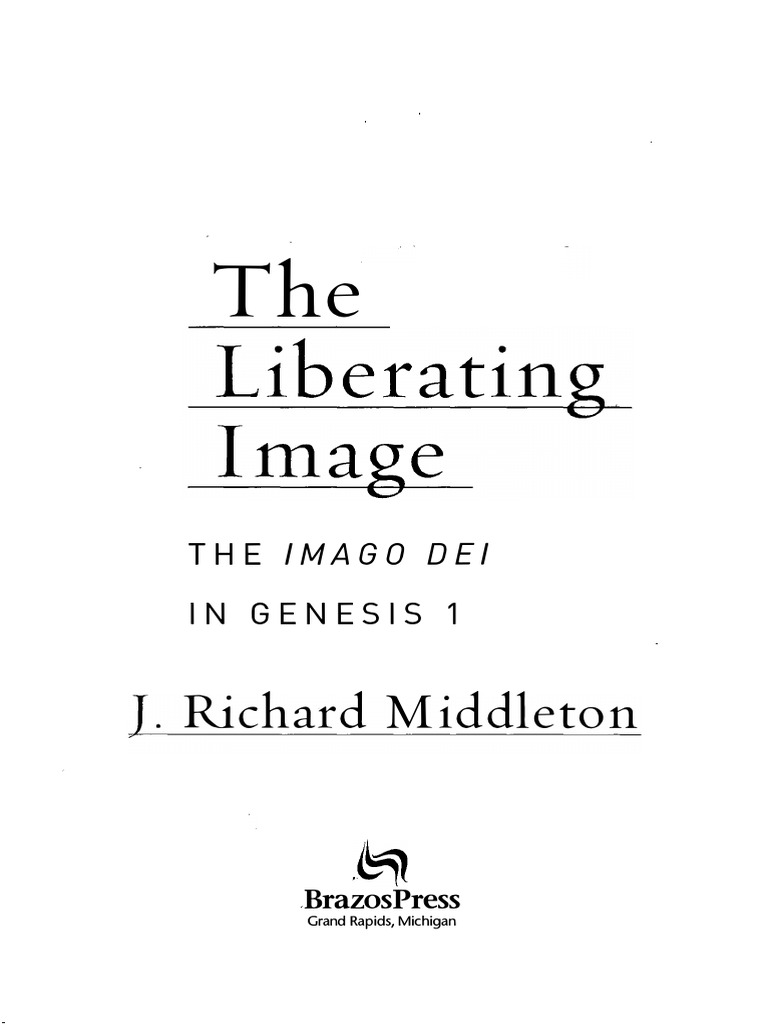 The Imago Dei in Genesis 1 Explained | PDF | Image Of God | Genesis ...