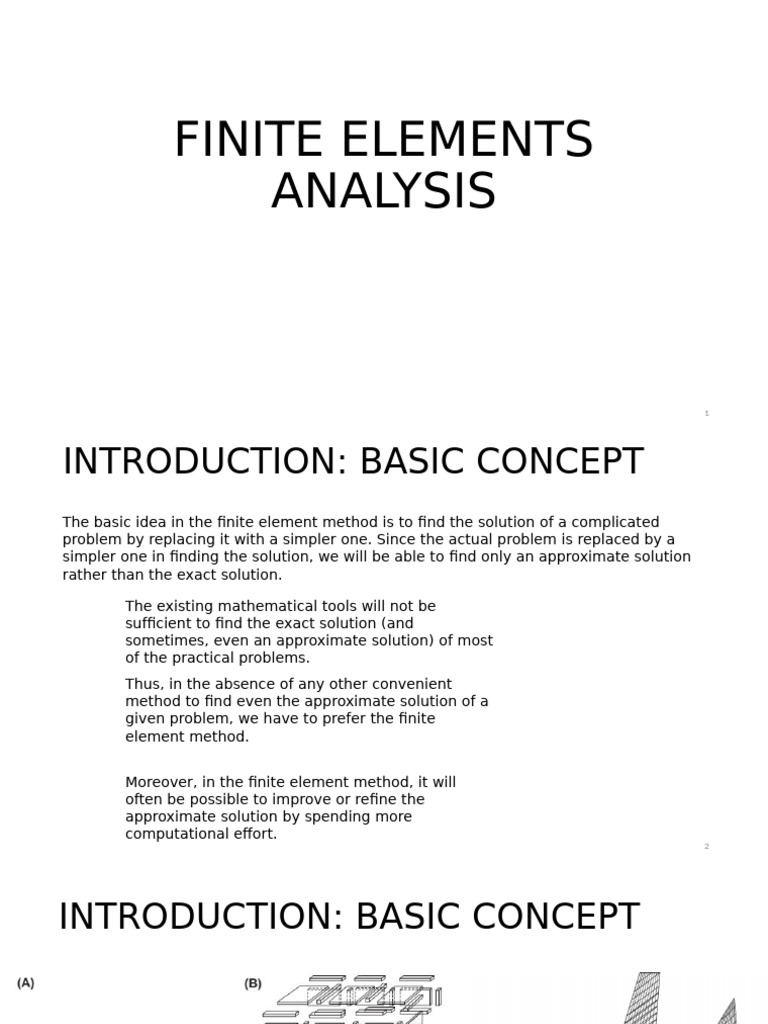 Finite Elements Analysis | PDF | Euclidean Vector | Finite Element Method