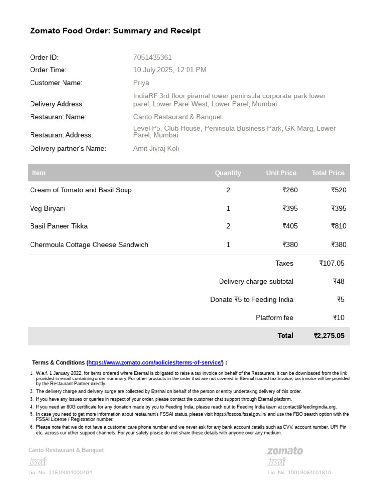 Order ID 7051435361 | PDF