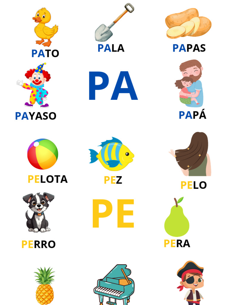 Sílabas P | PDF