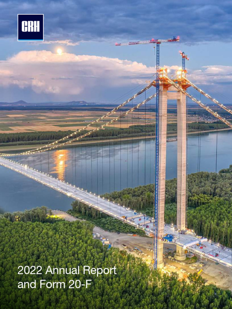 CRH Annual Report 2022 | PDF | Infrastructure | Dividend
