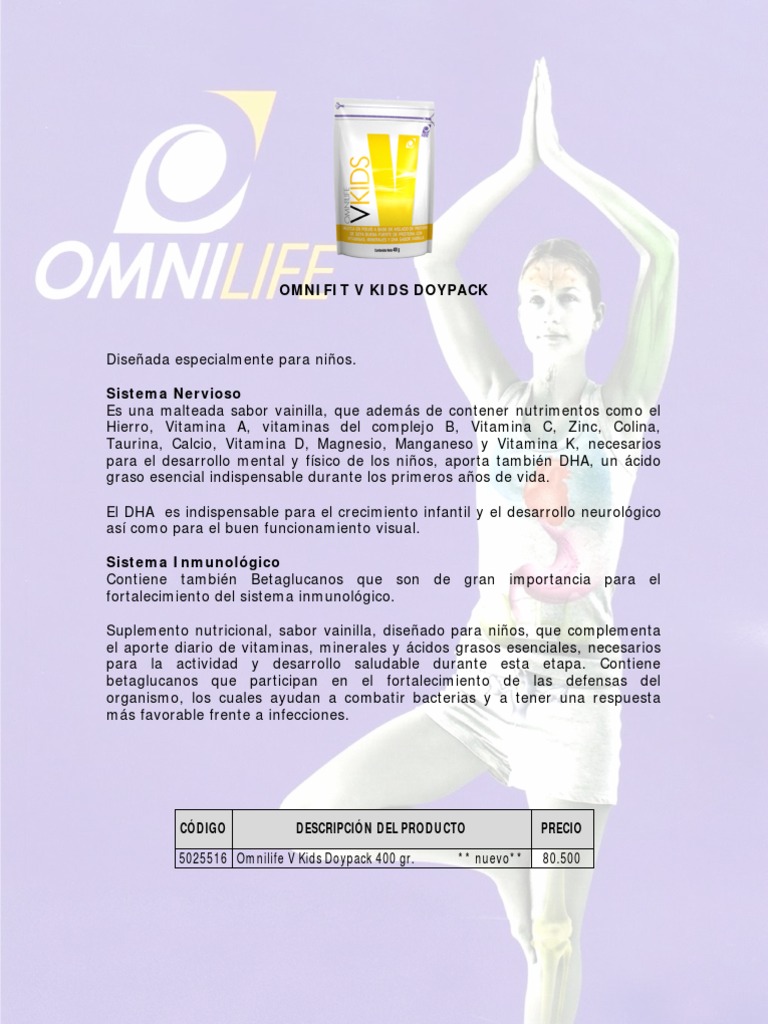 Omnifit V Kids Doypack | PDF