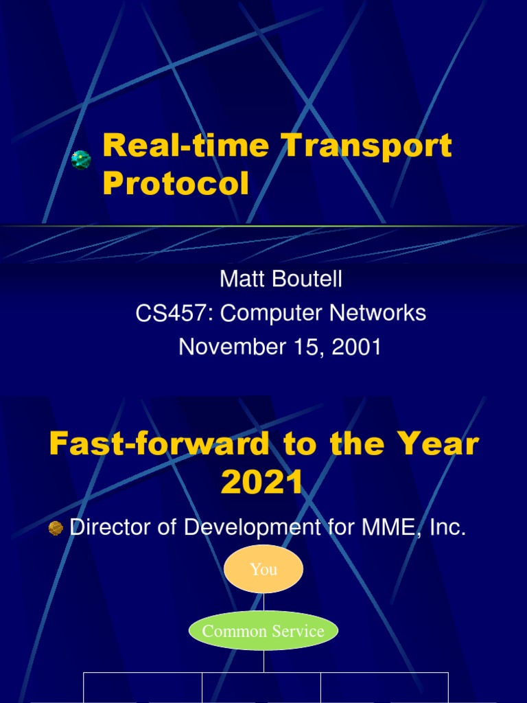 RTP | PDF | Computer Networking | Computer Network