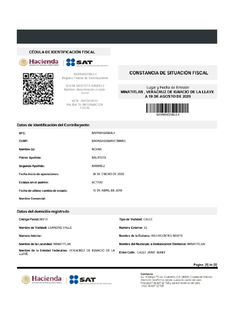 Documentos Laborales Noemi | PDF