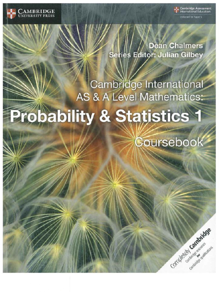 Cambridge International As Amp A Level Mathematics Probability Amp ...