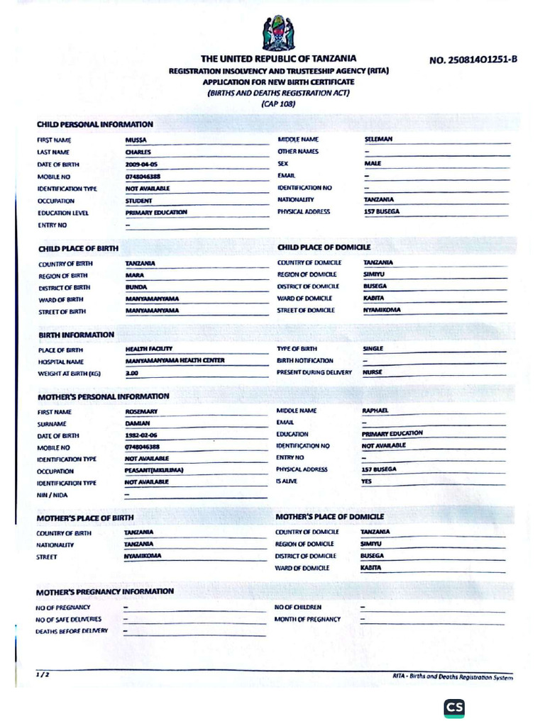Mussa Selem App-Compressed | PDF