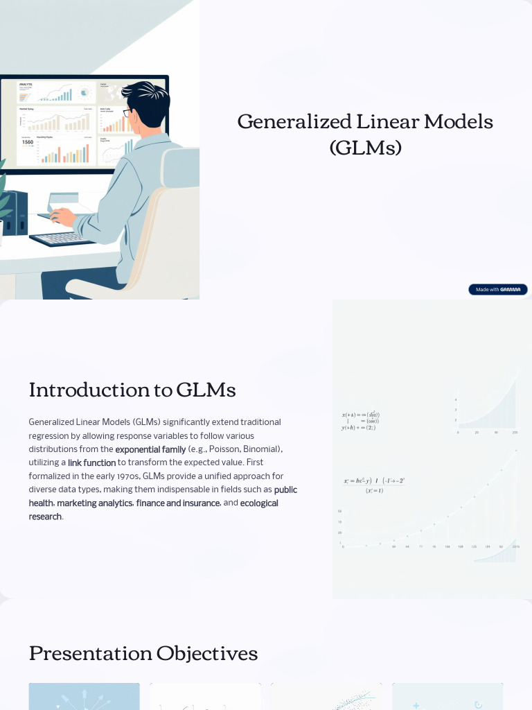 Generalized Linear Models GLMs | PDF | Regression Analysis | Linear Regression