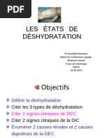Signes de déshydratation intracellulaire et extracellulaire | PDF ...