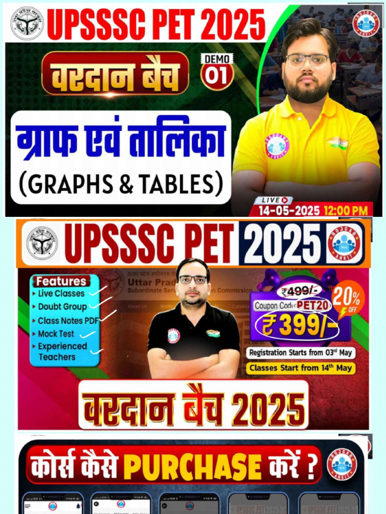 Upsssc Pet Di Classes 2025 Up Pet Graph & Table Upsssc Pet | PDF