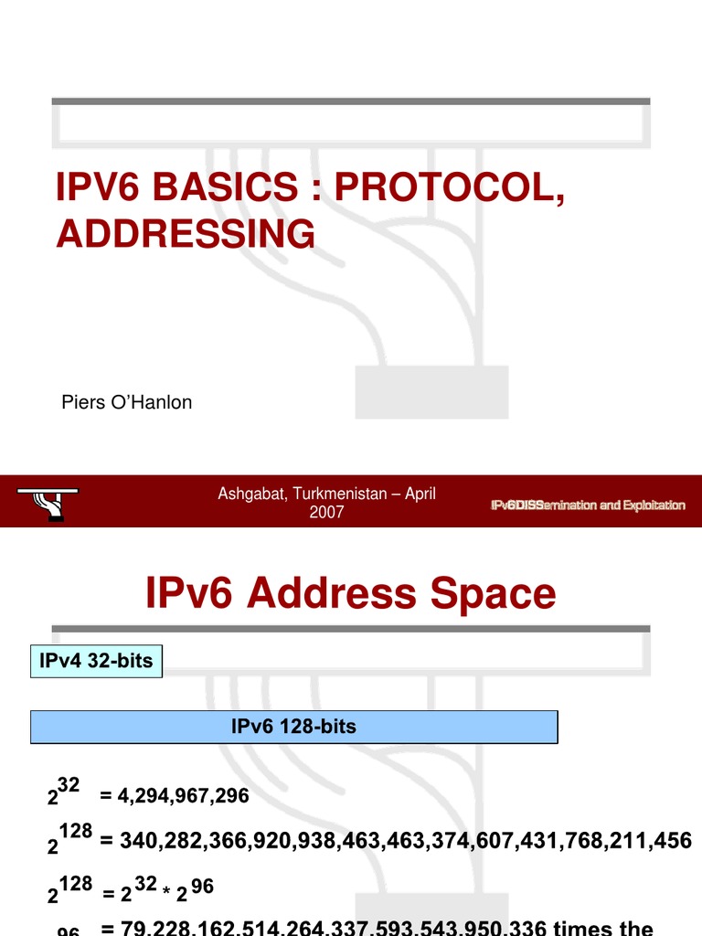 Ipv6 Basics: Protocol, Addressing: Piers O'Hanlon | PDF | I Pv6 ...