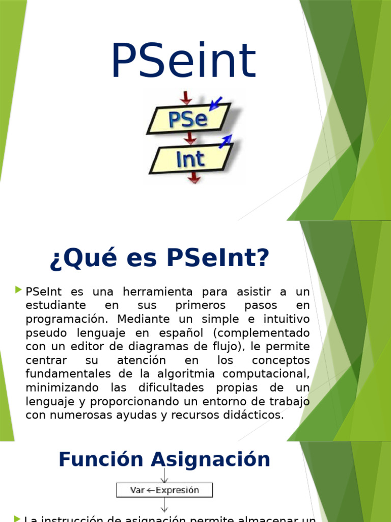 Introducción a PSeInt y sus funciones básicas | PDF | Desarrollo de ...