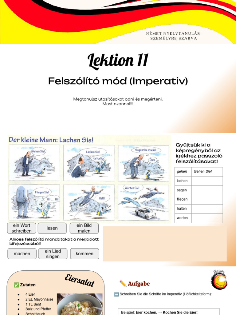 11 - Felszólító Mód | PDF