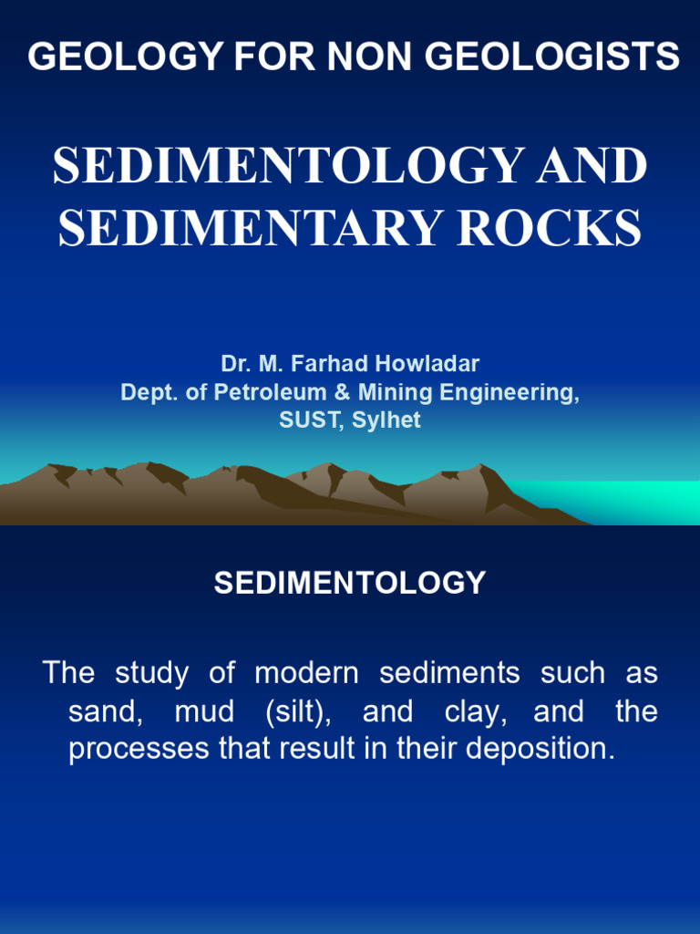 Understanding Sedimentology Basics | PDF | Sedimentary Rock | Sedimentology