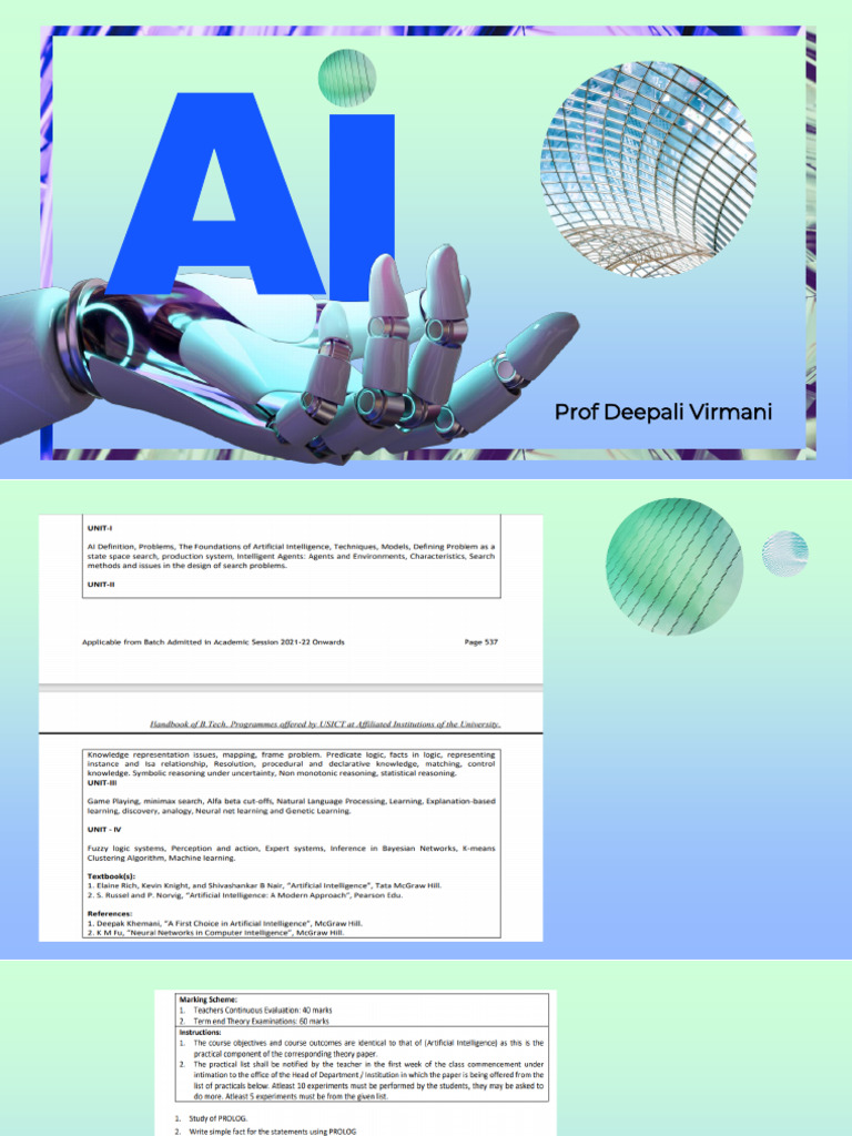 AI Unit 1 final | PDF | Artificial Intelligence | Intelligence (AI) & Semantics