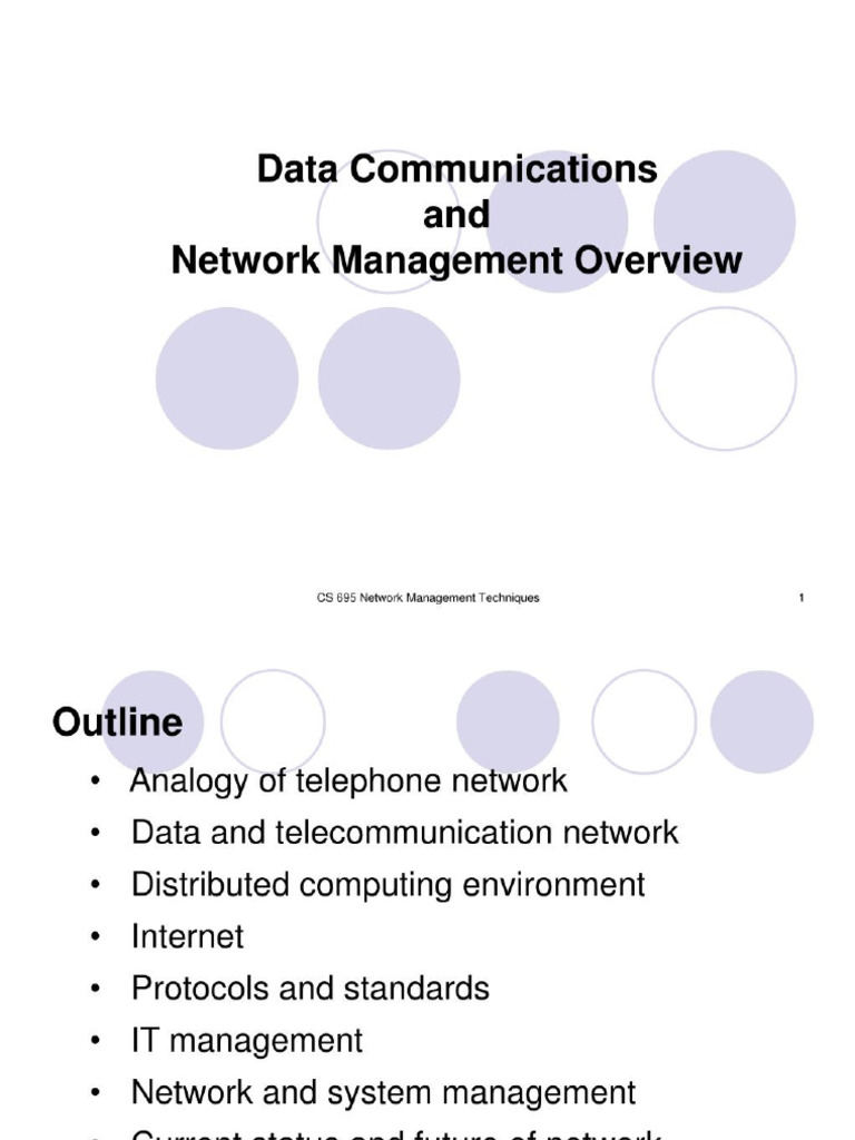 Data Communications and Network Management | PDF