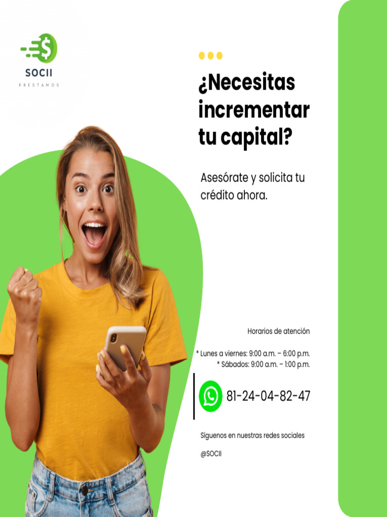 Préstamos Digitales Accesibles en SOCII | PDF