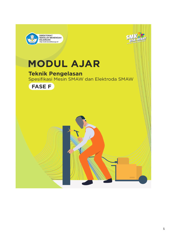 Modul Ajar Spesifikasi Mesin SMAW Dan Elektroda | PDF