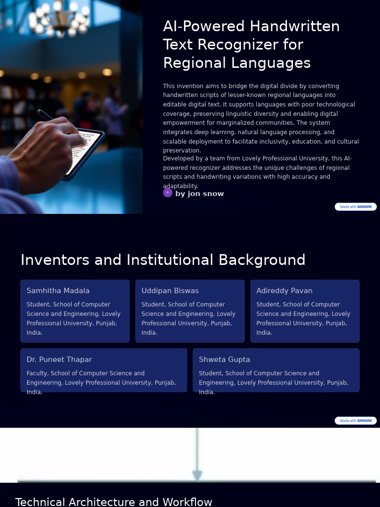 AI Powered Handwritten Text Recognizer For Regional Languages | PDF | Optical Character ...
