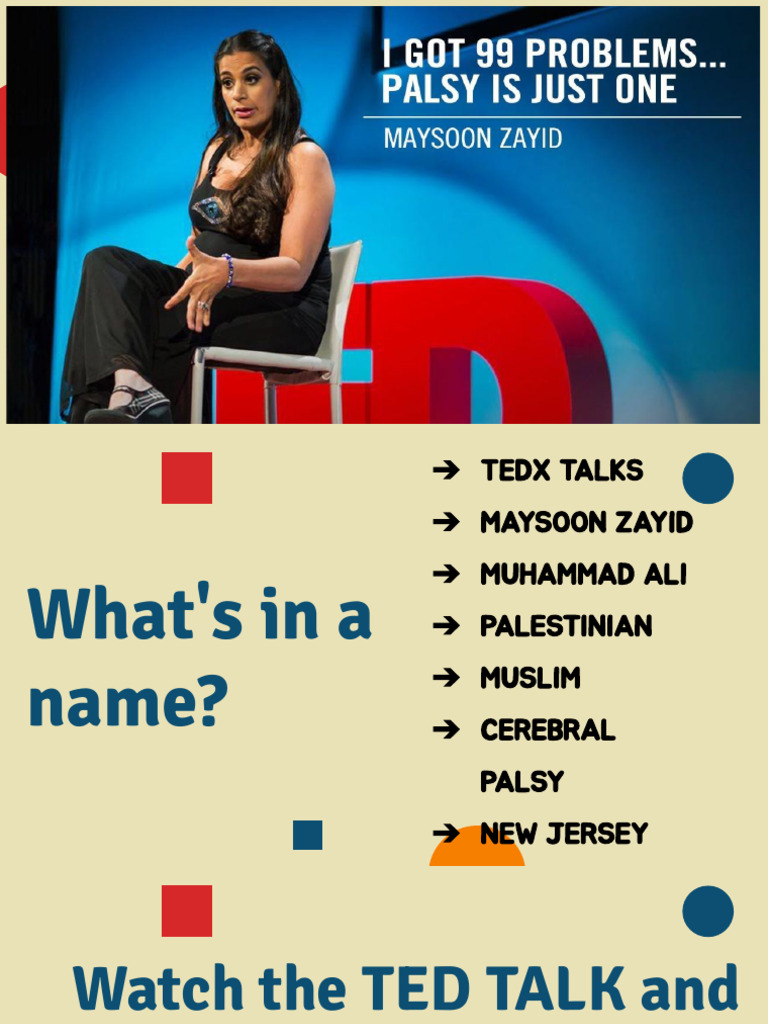 Maysoon Zayid: Overcoming Cerebral Palsy | PDF